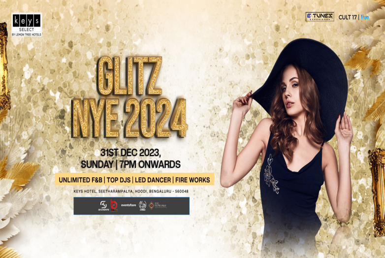 Glitz Nye 2024 Keys Hotels Bangalore | Book Tickets Online